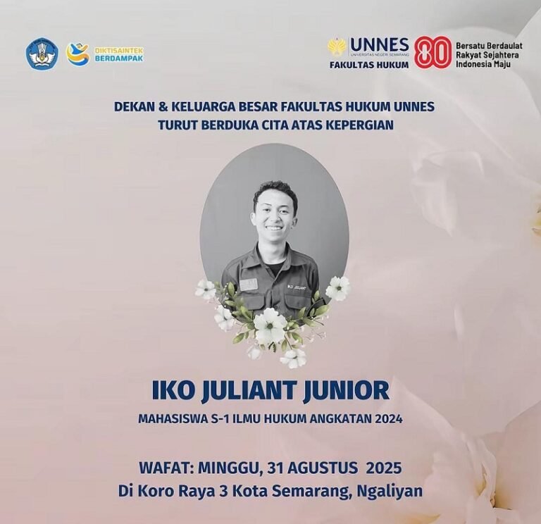 Kronologi Kejanggalan Meninggalnya Iko Juliant Junior, Mahasiswa FH ...