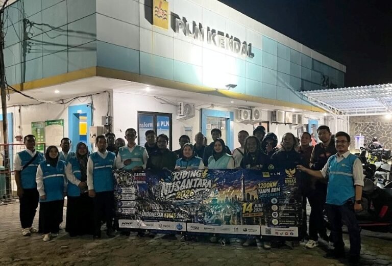 Semarak Hari Lahir Pancasila, PLN Kendal Sambut Touring Motor Listrik ...